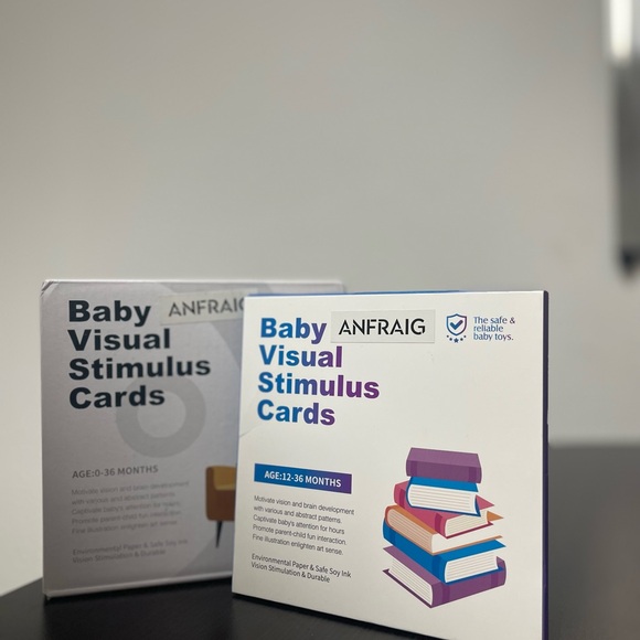 Toys | 2 Pack Baby Visual Stimulus Cards | Poshmark